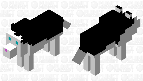 Sled dog Minecraft Mob Skin