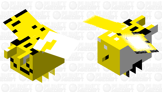 fun bee Minecraft Mob Skin