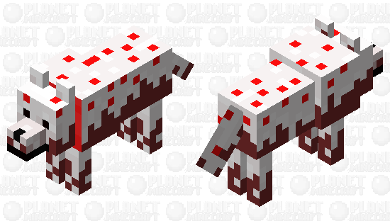 Tamed Cake Wolf Minecraft Mob Skin