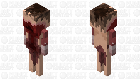 Spitter Necromorph Minecraft Mob Skin