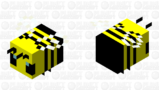 Real Bee Minecraft Mob Skin