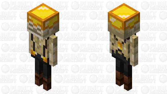 Skeleton Miner / Husk / v.1 / Retexturized Minecraft Mob Skin