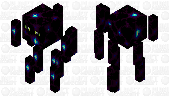 Void blaze (soul blaze) Minecraft Mob Skin