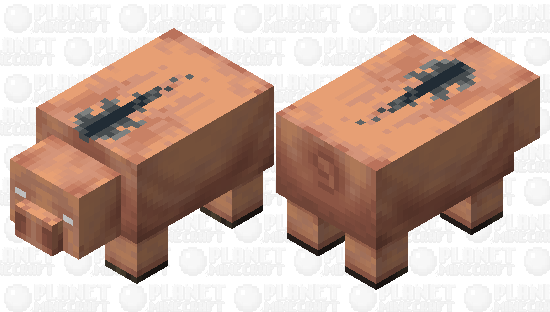 Big Pig / Big Poglin / hoglin variant or Big Pig nether / Nether ...