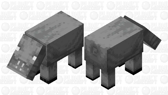 grey demon Minecraft Mob Skin