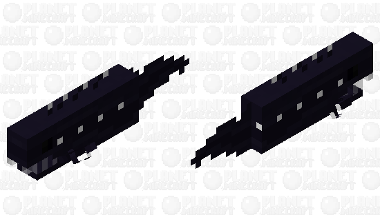 Deep Sea .. Eel? Fish? Minecraft Mob Skin