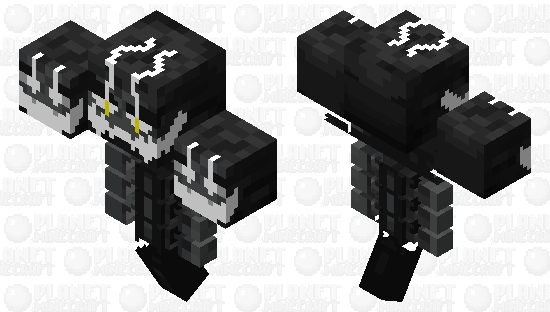 (2.0 IS OUT) The Wither but in my own style (HD Skin) Minecraft Mob Skin