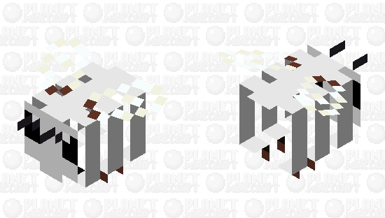 Skeleton Bee Minecraft Mob Skin