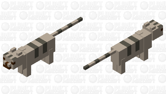 Pusheen the cat Minecraft Mob Skin