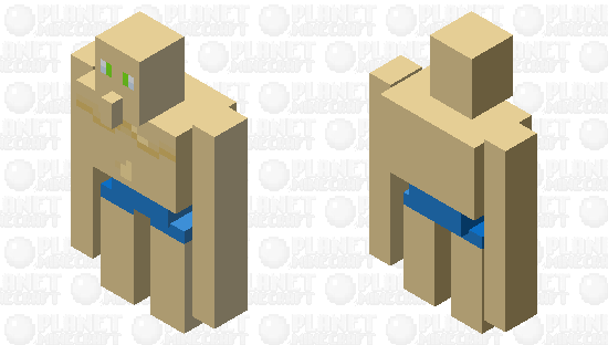 muscle summer villager Minecraft Mob Skin