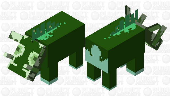 Nature Tribe Hoglin Minecraft Mob Skin