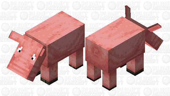 The Big Pig (Worried) Minecraft Mob Skin