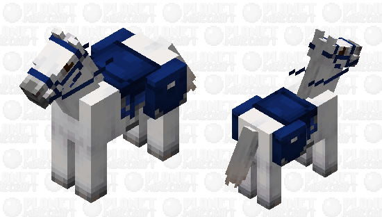 Greyed White Horse (old) Minecraft Mob Skin