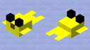 Simplified Puffer Fish Minecraft Mob Skin