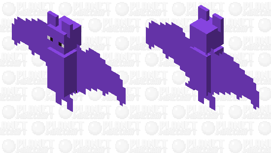 purple bat Minecraft Mob Skin