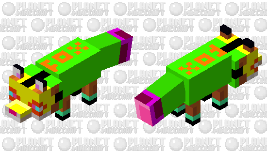 SuperFox Minecraft Mob Skin