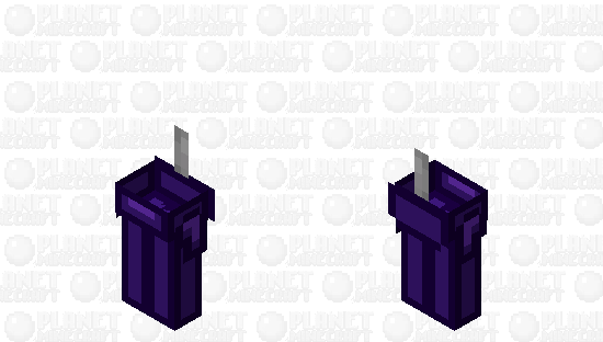 Among us purple / zombie / low resolution / remade Minecraft Mob Skin