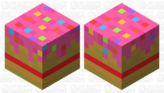 Birthday Cake Minecraft Mob Skin