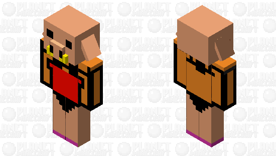 Piglin girl version Minecraft Mob Skin