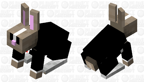 Suit Rabbit Minecraft Mob Skin