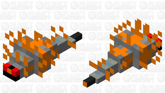 nether silver fish Minecraft Mob Skin