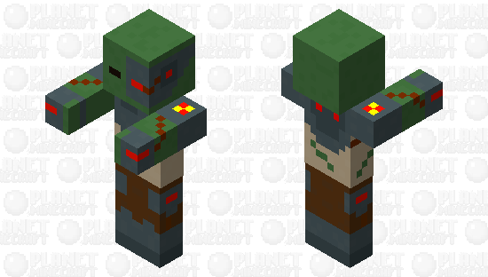 cyborg zombie Minecraft Mob Skin