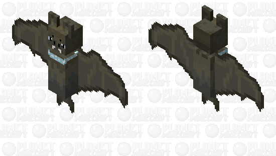 Frosty Bat Minecraft Mob Skin