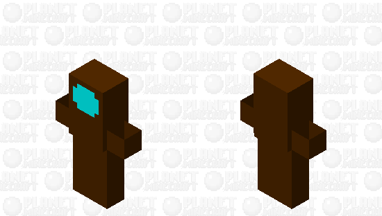 Among Us Brown Crewmate Minecraft Mob Skin
