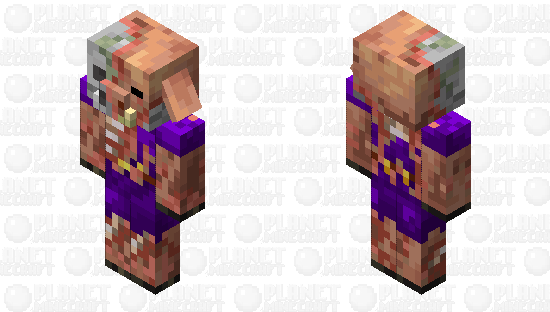 The Zombie Piglin Fungus Throwers Minecraft Mob Skin