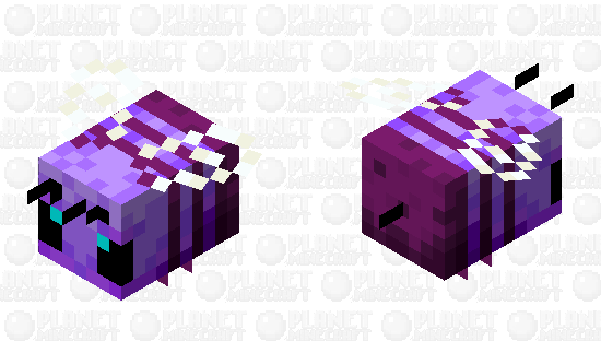 purple bee Minecraft Mob Skin