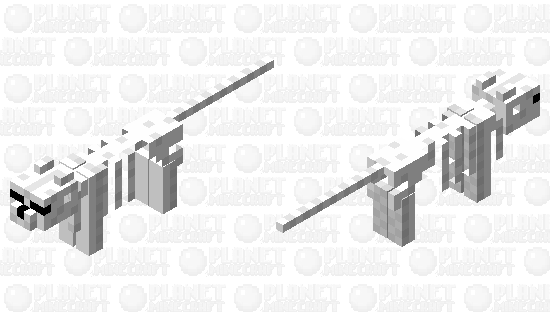 skeleton cat (normal) Minecraft Mob Skin