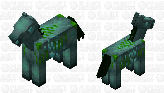 Drowned / Horse/Bonkey/Mule Minecraft Mob Skin