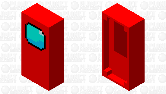 Amongus bed Minecraft Mob Skin