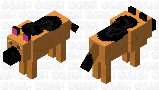 German Shepherd Minecraft Mob Skin