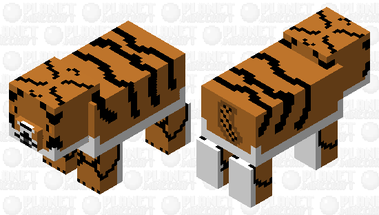 Tiger Minecraft Mob Skin