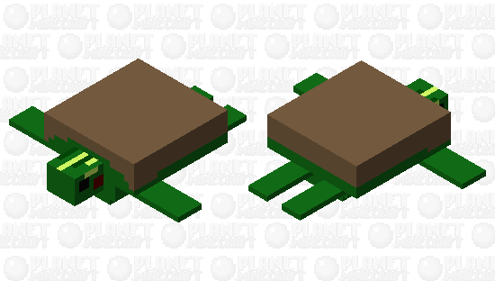 Red Eared Slider Minecraft Mob Skin