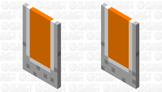 Royal Orange Cape Minecraft Mob Skin