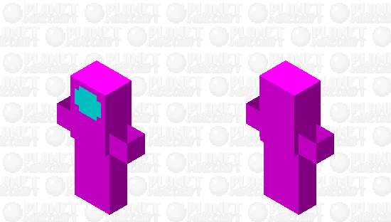 Among Us Pink Crewmate Minecraft Mob Skin