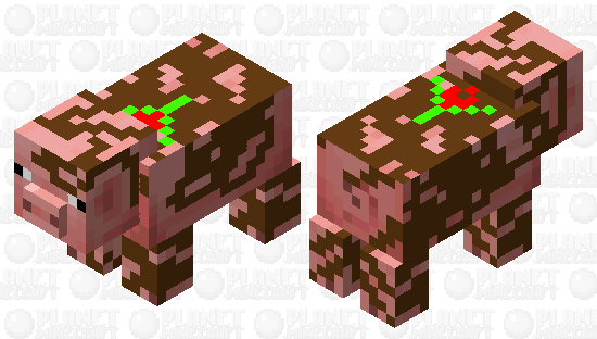 Muddy pig Minecraft Mob Skin