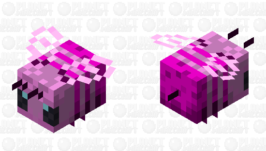Pink Bee Minecraft Mob Skin