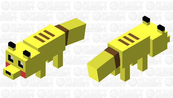 Pikachu Minecraft Mob Skin