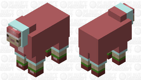 Winter Sheep Minecraft Mob Skin