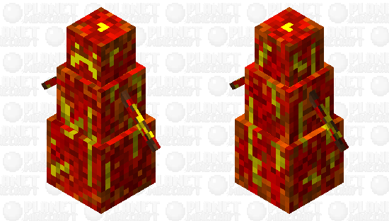 Nether Golem Minecraft Mob Skin