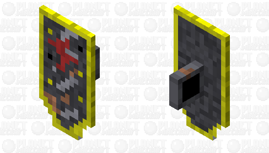 Battered And Rusted Shield Minecraft Mob Skin