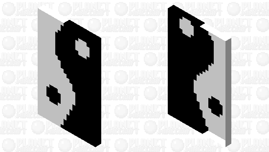 Ying&Yang -&+ Cape Minecraft Mob Skin