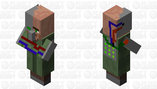 Borg Villager Minecraft Mob Skin