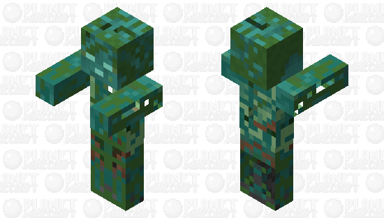 Drowned (Alex Version) Minecraft Mob Skin