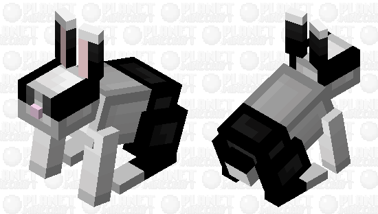 Simplistic Toast Rabbit Minecraft Mob Skin