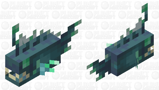 Glow Angler V2 Minecraft Mob Skin