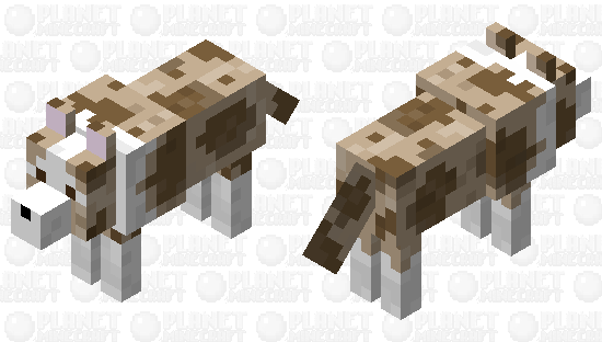 Border Collie Red Merle ( 2 ) Minecraft Mob Skin